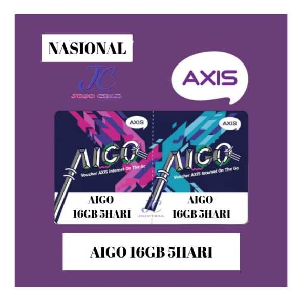 Jual VOUCHER AIGO AXIS 16GB 5HARI | Shopee Indonesia