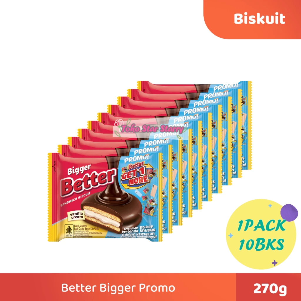 Jual [Per Pack] Roma Better Bigger isi 10 Sachet 10x27gr MAYORA ROMA ...