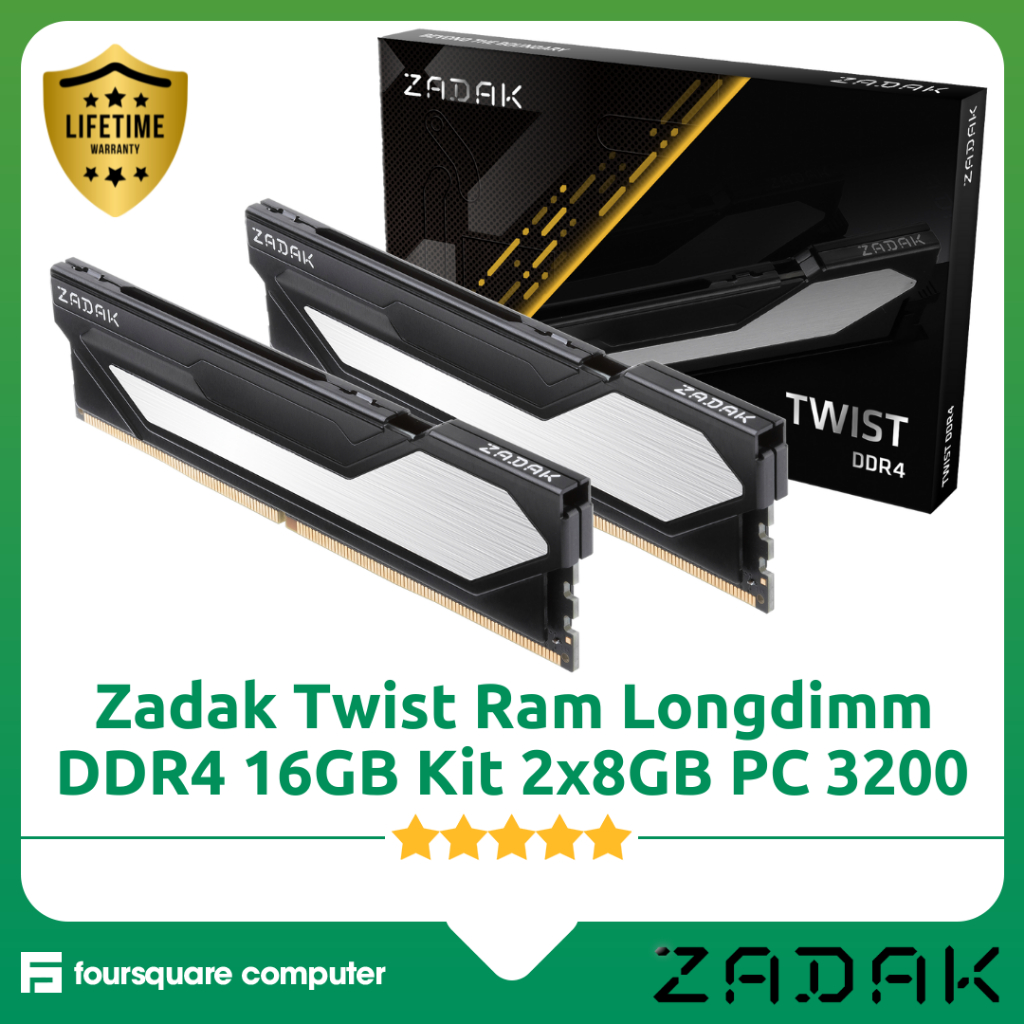Jual Ram Zadak Twist DDR4 16GB Kit 2x8GB PC 3200 Mhz Memory PC | Shopee Indonesia