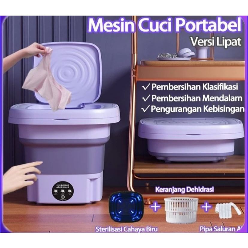 Jual Mesin Cuci Mini Portable Mesin Cuci Lipat Mini Folding Washing ...