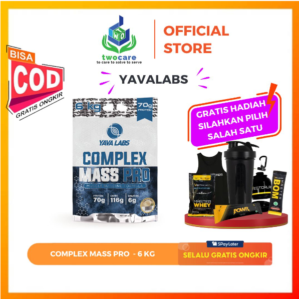 Jual YAVA LABS Yavalabs Complex Mass Pro 13,3 lbs Mass Gainer 6kg ...