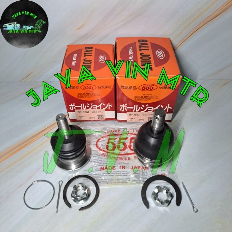 Jual Ball joint atas bawah low up Innova Fortuner Hilux asli 555 japan ...
