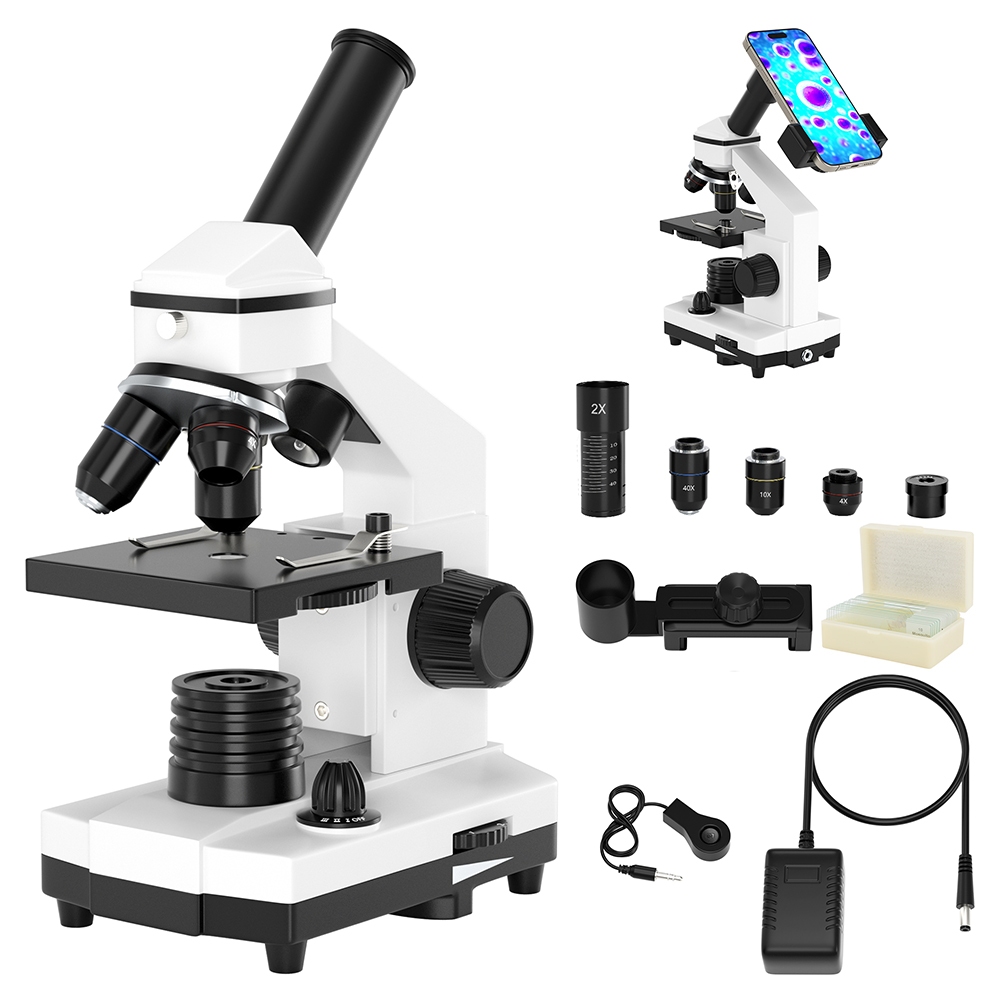 Jual Mikroskop Monokuler 40X-2000X Mikroskop hp Laboratorium Anak ...