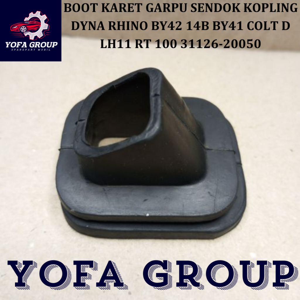 Jual SPAREPART MOBIL BOOT KARET GARPU SENDOK KOPLING DYNA RHINO BY42 ...