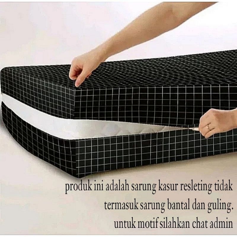 Jual sarung kasur resleting busa inoac Tebal 30 / 25 / 20 / 15 /10 / 5 ...