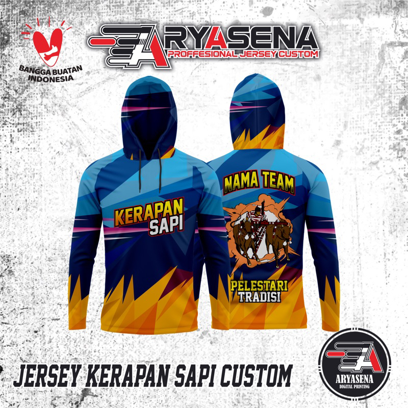 Jual Jersey Kerapan sapi custom desain | Shopee Indonesia