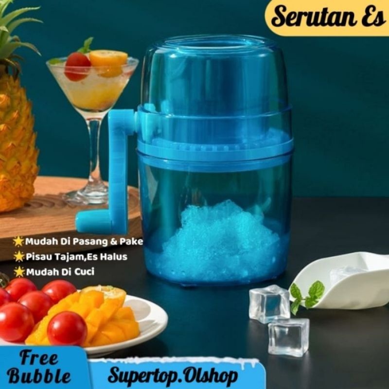 Jual ALAT SERUT ES BATU PORTABEL MESIN PUTAR MANUAL SERUTAN ES BATU ICE ...