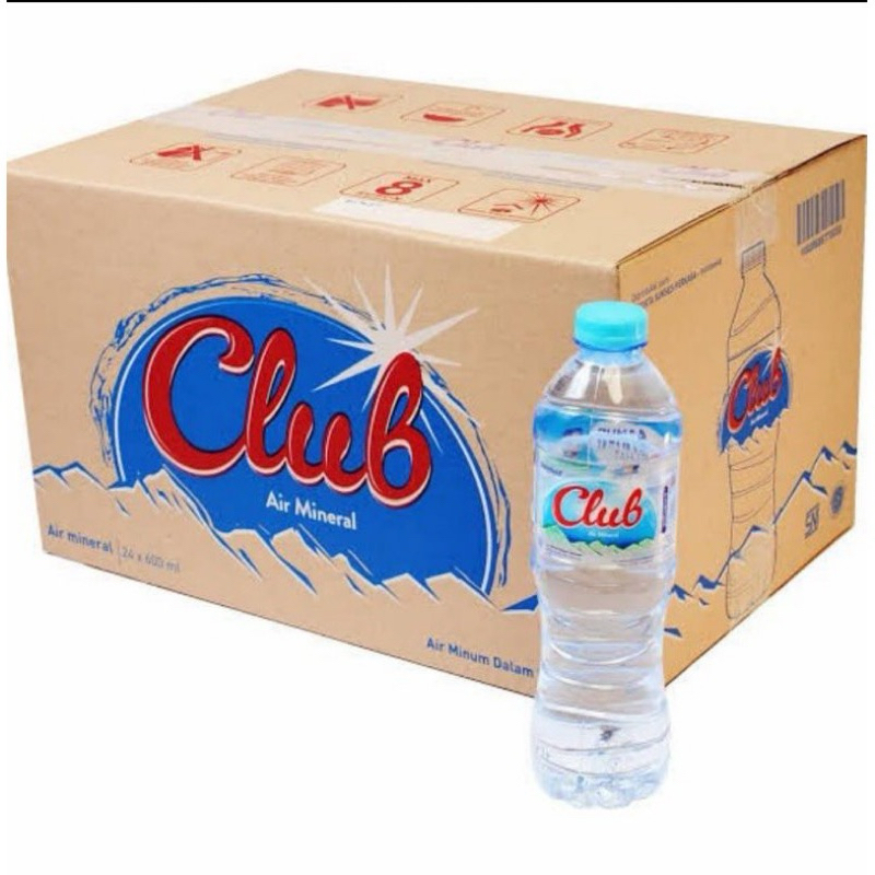 Jual CLUB 600ML 1 DUS/ AIR MINERAL CLUB KEMASAN BOTOL 600ML 1 DUS ...