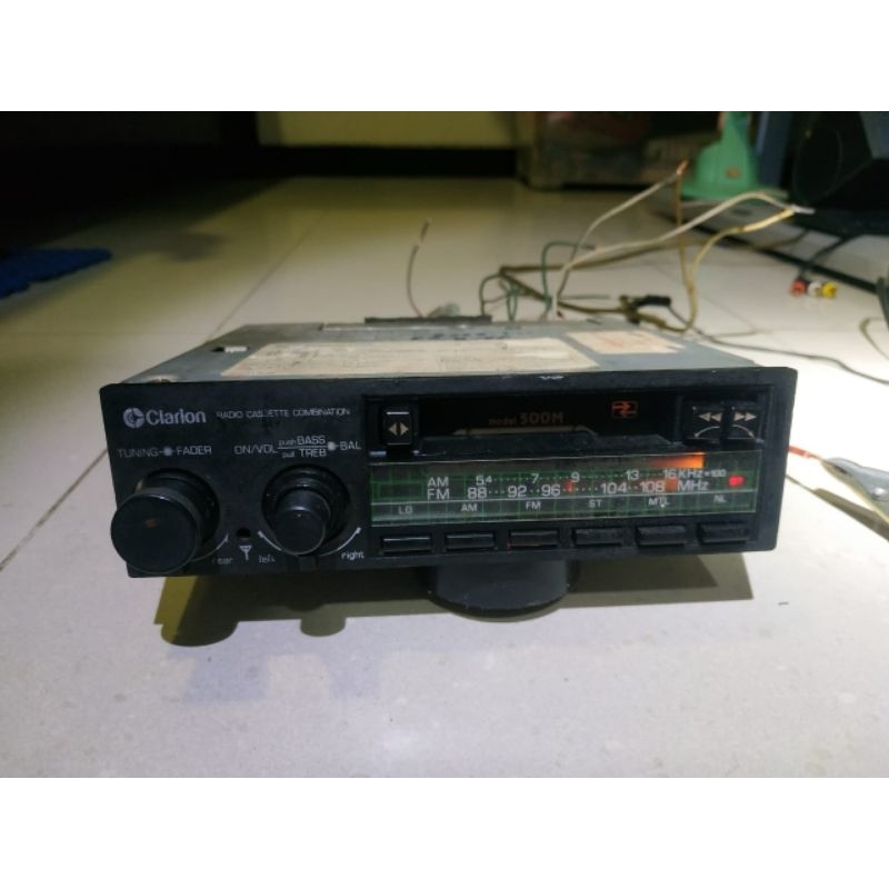 Jual tape mobil clarion head unit classic jadul | Shopee Indonesia