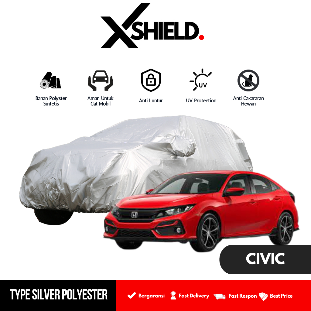 Jual Body Cover civc / Sarung Mobil civic sedan Honda Civic turbo fd ...