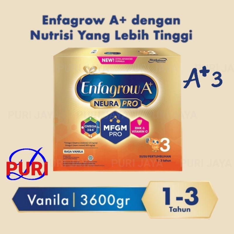 Jual Enfagrow A 3 3600gr Susu Rasa Vanila 3600 gr A 3 Enfa gram 3600gram | Shopee Indonesia