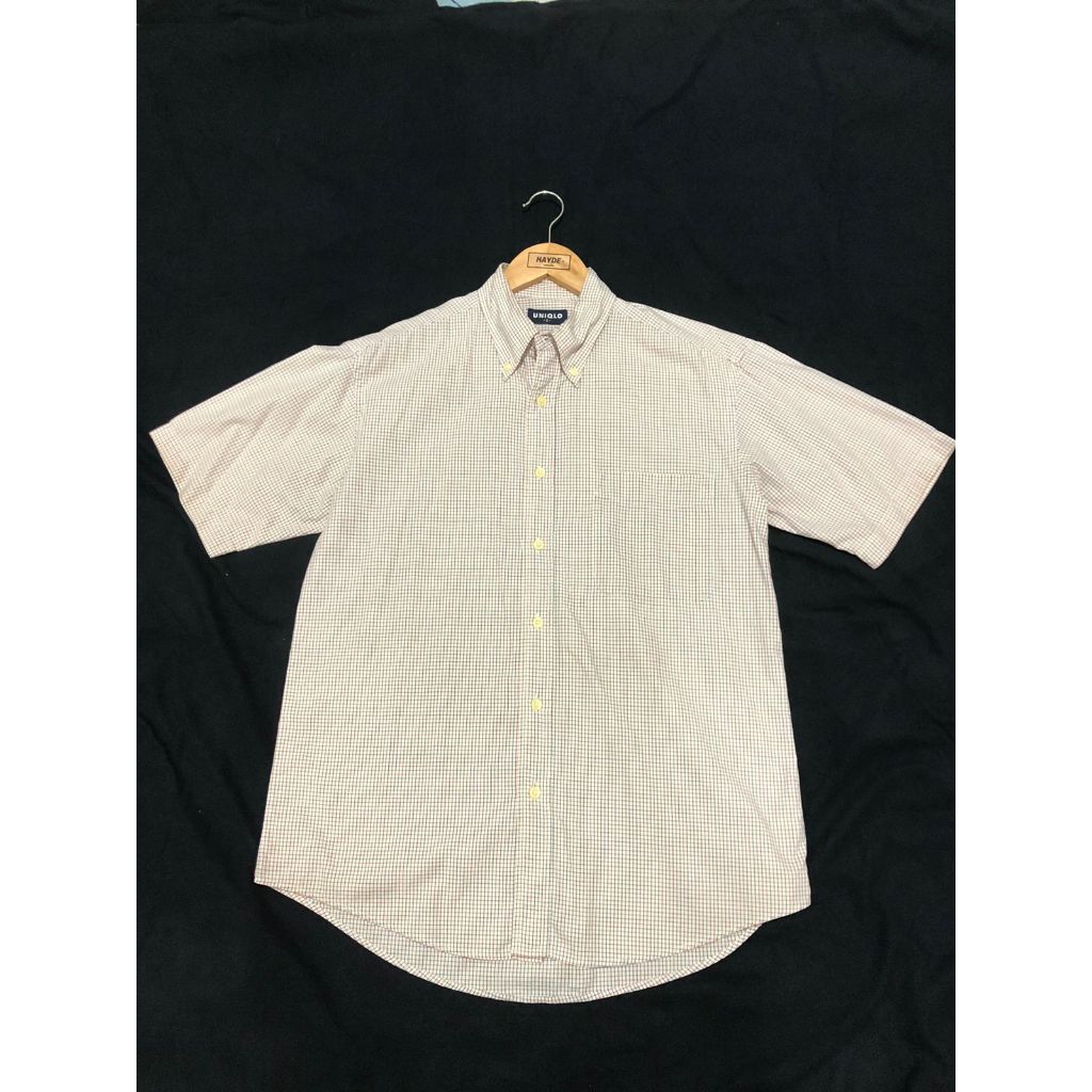 Jual Uniqlo Kemeja Kerja Pria Pendek Original - Motif Kotak | Shopee ...