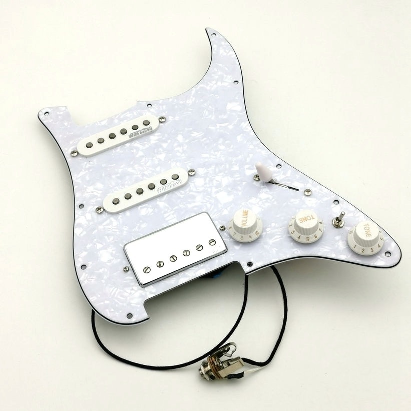 Jual Strat Guitar Pickups Wilkinson Alnico V SSH Style Guitar Pickups Pickguard Pickups Multi ...