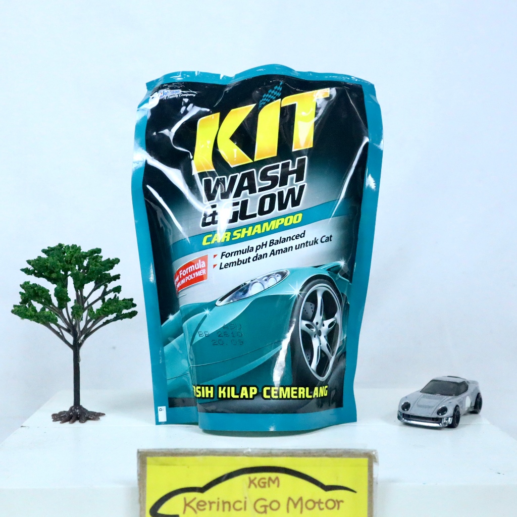 Jual KIT Wash & Glow 400ml Car Shampoo Sampo Sabun Cuci Mobil Motor ...