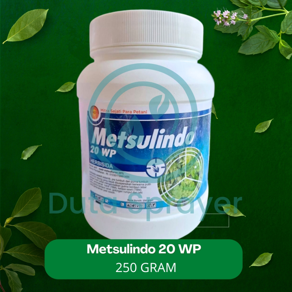 Jual Metsulindo 20 WP 250 gram Herbisida untuk Gulma Berdaun Lebar dan ...