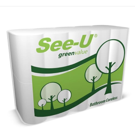 Jual Tissue See-U Bathroom Tissue Roll Tanpa Tulang Coreless Termurah ...