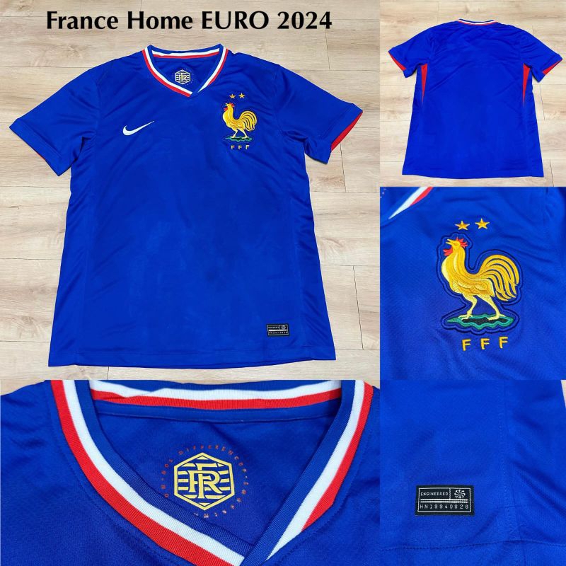 Jual JERSEY SEPAKBOLA PRANCIS HOME EURO 2024 LES BLEUS | Shopee Indonesia