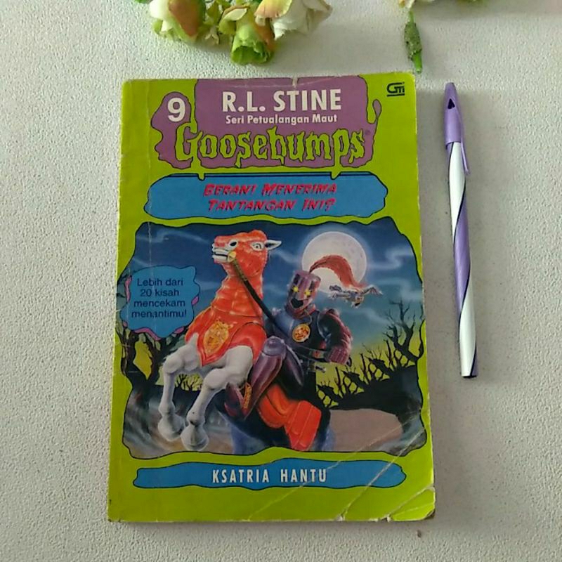 Jual novel Goosebumps RL Stine seri petualangan maut no 9 preloved ...