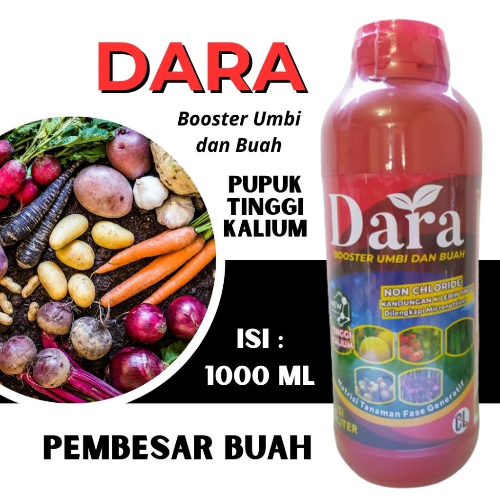 Jual Pupuk npk cair DARA 1 Liter, Nutrisi Booster sayur dan buah cepat panen dan gemuk | Shopee ...