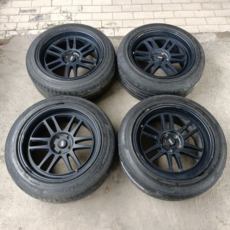 Jual Velg Mobil Bekas Hsr Bly01 Ring 18 Lebar 9 pcd 5x114.3 Velg Saja Ban Bonus | Shopee Indonesia