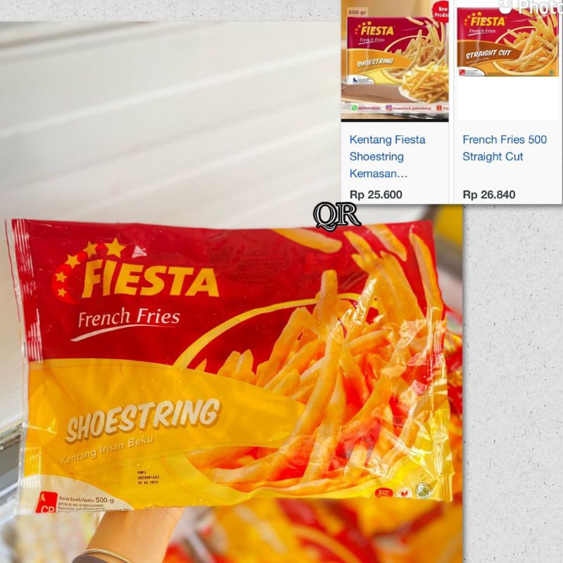 Jual fiesta kentang goreng beku French fries 500gr | Shopee Indonesia