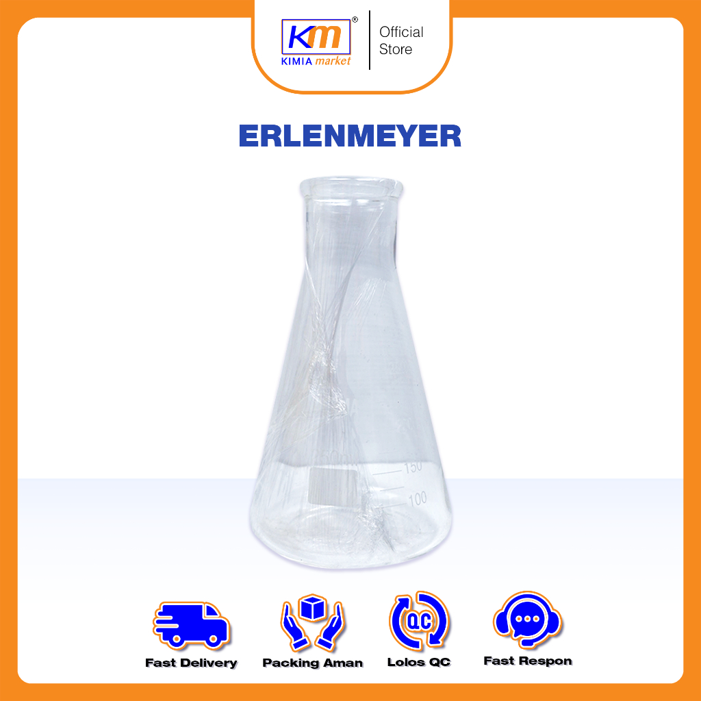Jual Botol Lab Erlenmeyer Tanpa Tutup ukuran 250ml | Shopee Indonesia