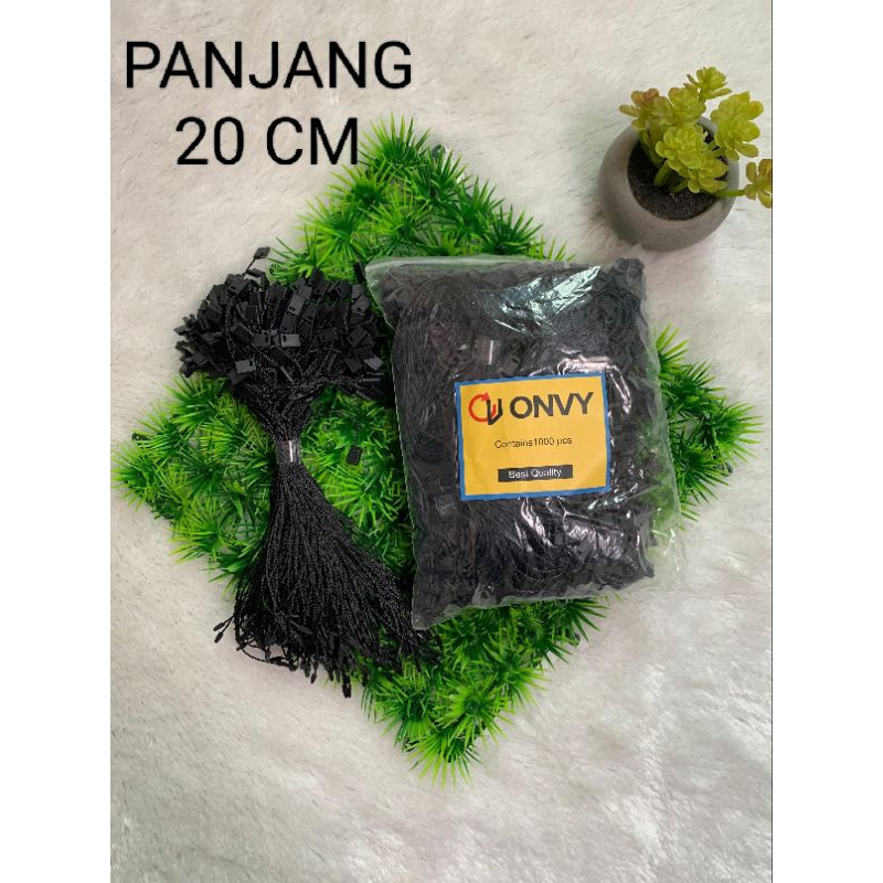 Jual 1000 Pcs TALI HANG TAG NILON/ TALI LABEL BAJU/BENANG LABEL ...