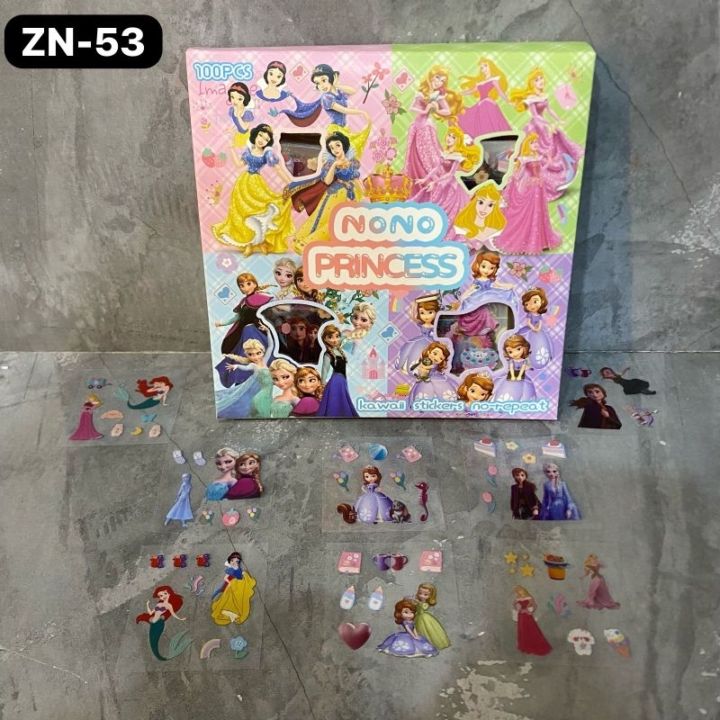 Jual STIKER PRINCESS ISI 100 PCS | Shopee Indonesia