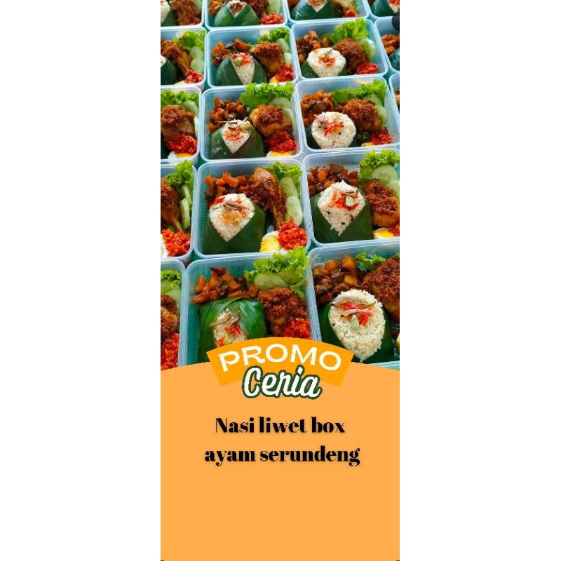 Jual nasi box nasi kotak nasi liwet ayam nasi bento catering halal | Shopee Indonesia
