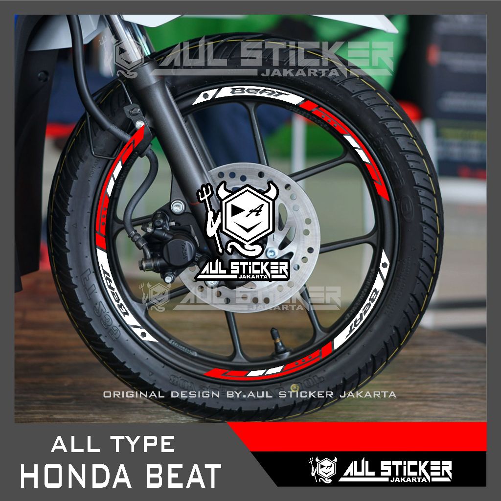 Jual STICKER VELG ( 024 ) HONDA BEAT, BEAT DELUXE, SEMUA TIPE RING 14 ...