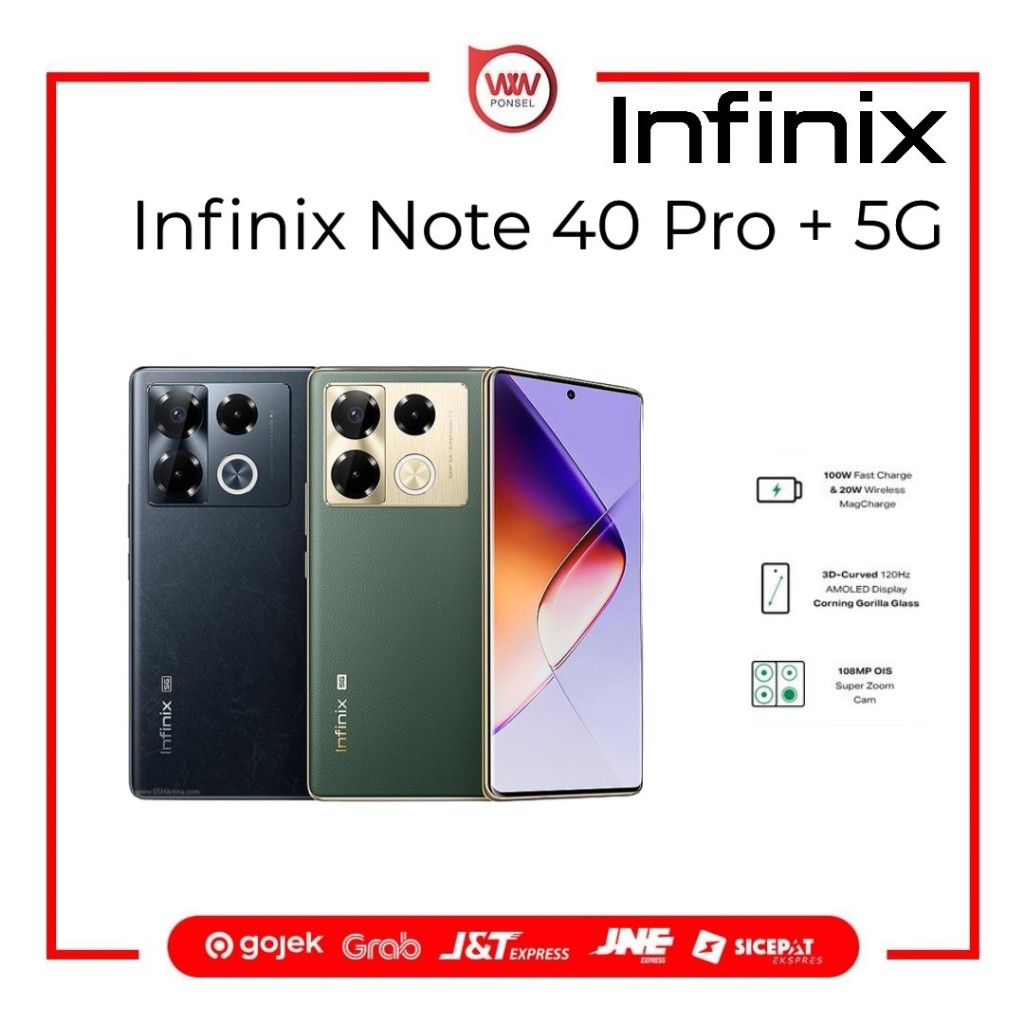 Jual Hp Infinix Note 40 Pro+ 5G Ram 12GB Internal 256GB Garansi Resmi ...