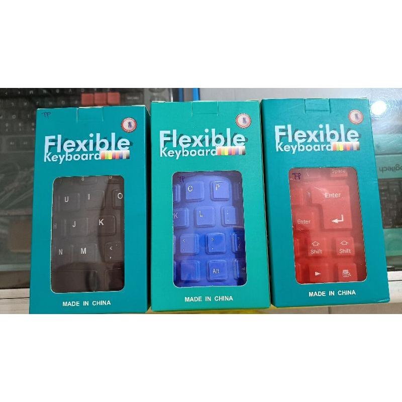 Jual Keyboard Flexible / Fleksibel / Flexibel USB Laptop Waterproof ...