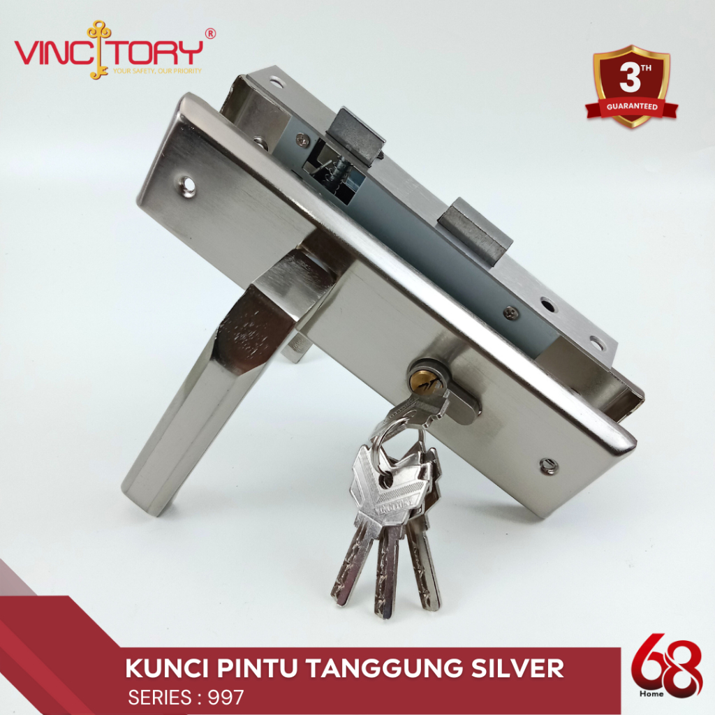 Jual Gagang Pintu Rumah Minimalis Ukuran 20CM VINCITORY Kunci Pintu ...