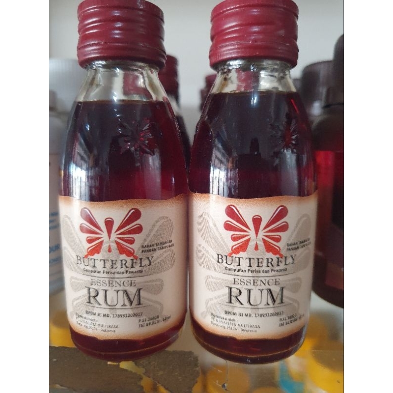 Jual Butterfly RUM Essence 60ml | Shopee Indonesia