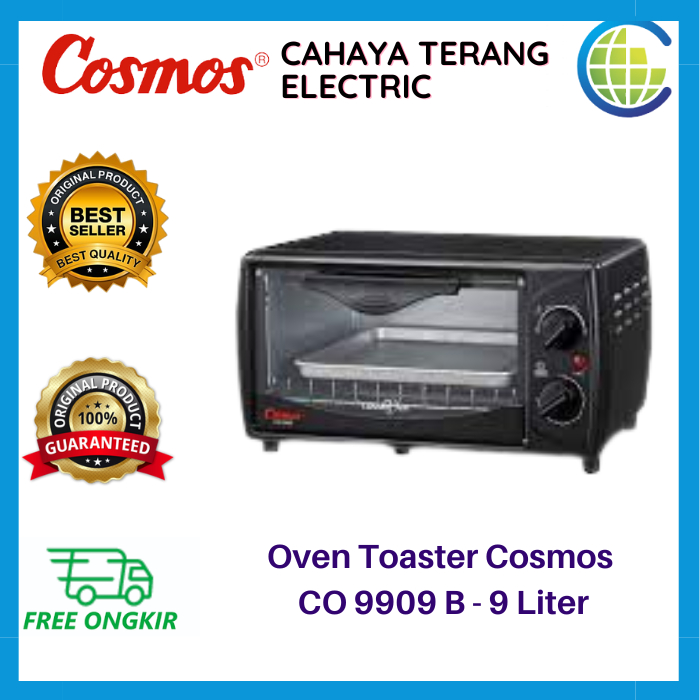 Jual Cosmos Electric Oven Toaster CO-9909B CO9909B CO 9909 B 9 Liter ...