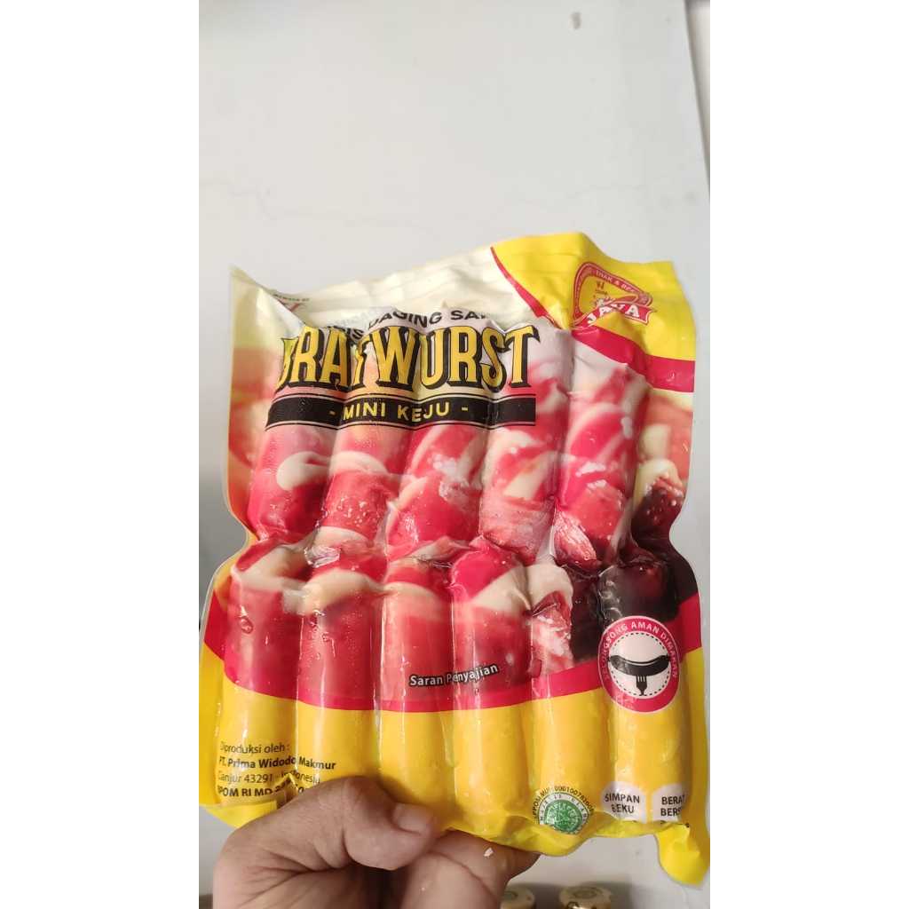 Jual Java Bratwurst Sosis Bakar Keju Mini (11bj) 500 Gram | Shopee ...