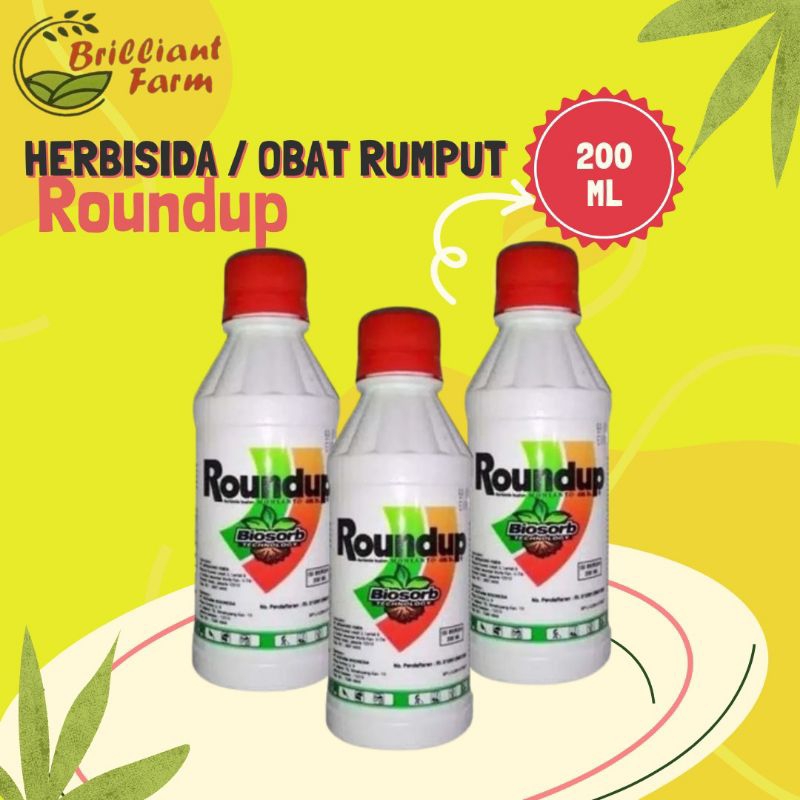 Jual ROundUp @ 200 ML, herbisida pembasmi rumput dan gulma | Shopee ...