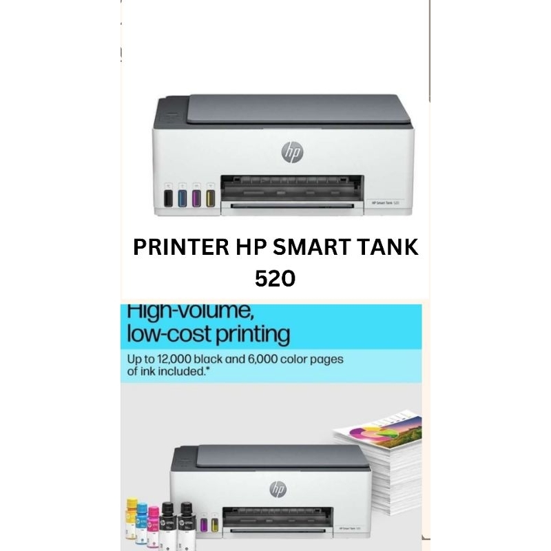 Jual Printer HP Smart Tank 520 Garansi Resmi HP Indonesia 2 Tahun atau ...