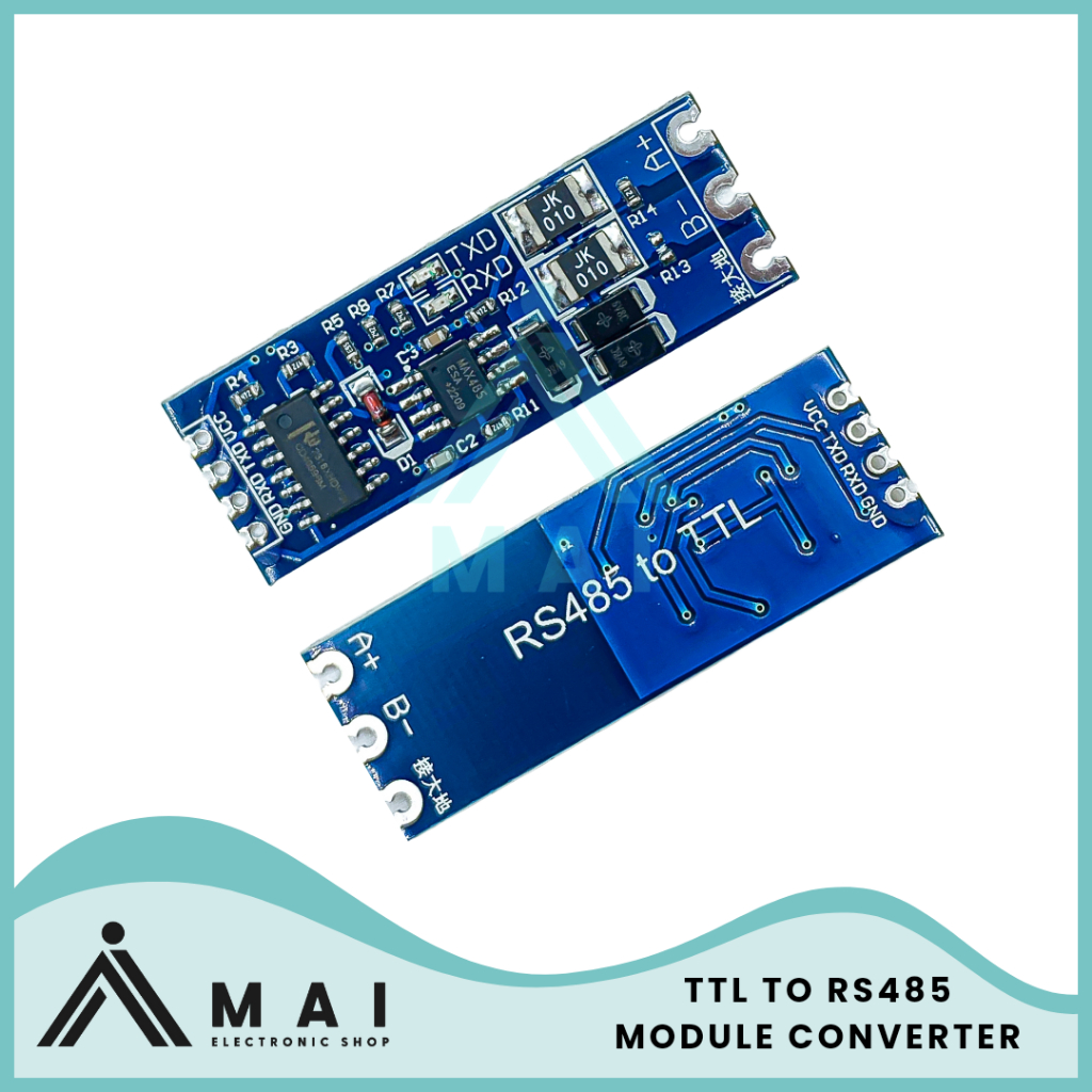 Jual TTL to RS485 Converter 485 to Serial UART USART | Shopee Indonesia