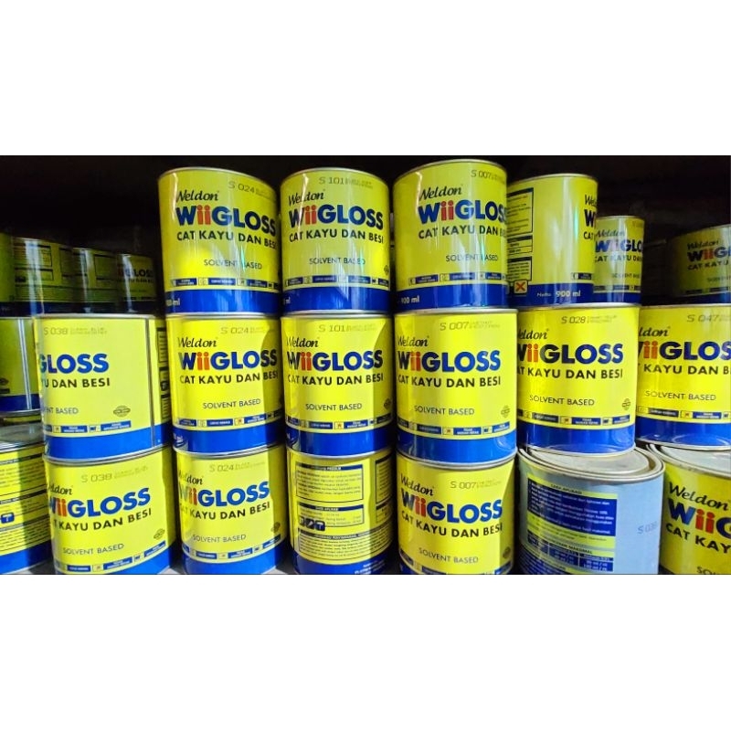 Jual [READY] Weldon Wiigloss Cat Kayu & Besi 900ml | Shopee Indonesia