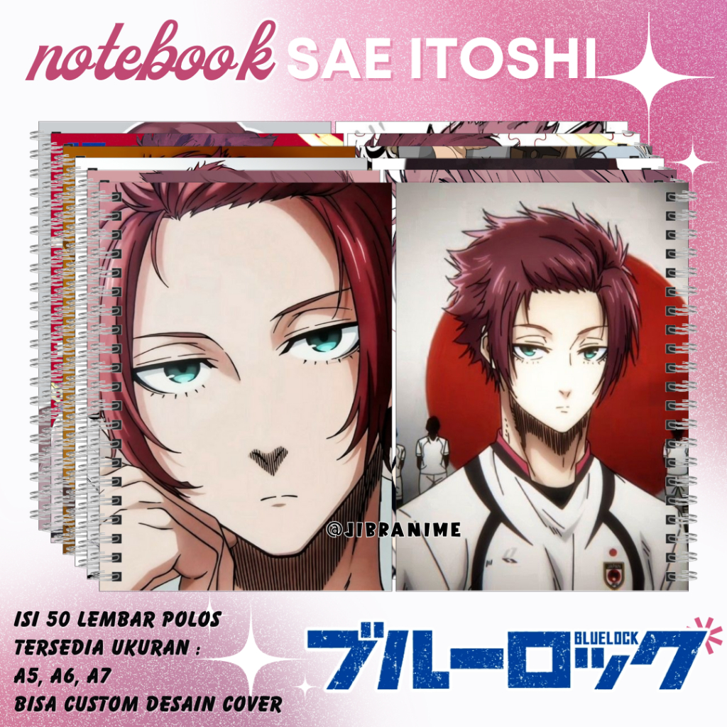 Jual NOTE BOOK BLUE LOCK SAE ITOSHI / NOTEBOOK BLUE LOCK SAE ITOSHI ...