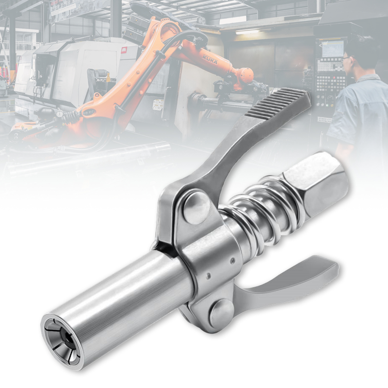 Jual Grease Coupler Kepala Grease Gun Dengan Handle Ganda Quick Lock ...