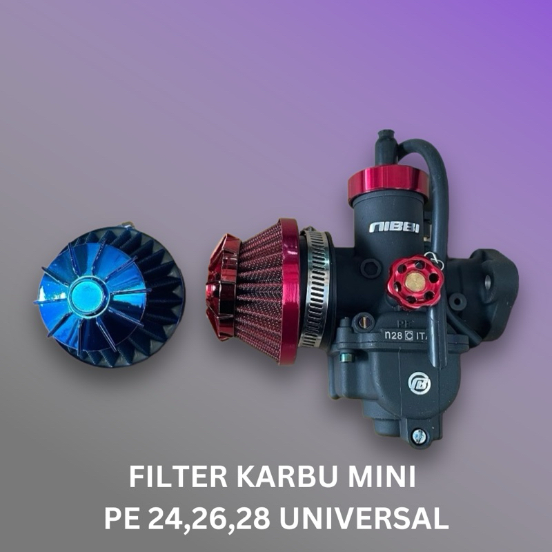 Jual FILTER UDARA MODEL MAHKOTA COCOK UNTUK KARBURATOR PE 24 26 28 ...