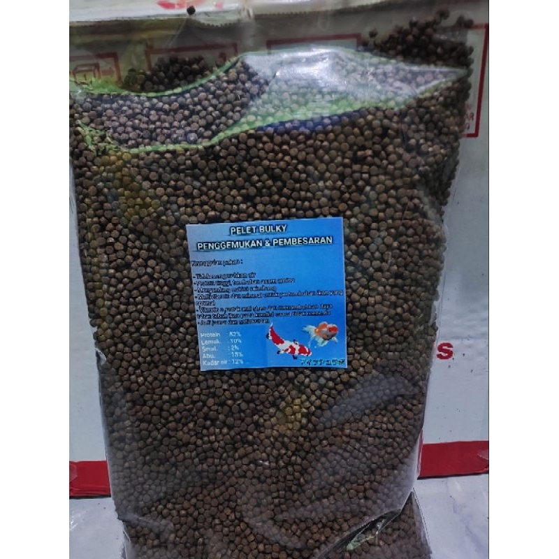 Jual KL Pelet Bulkie 1 Kg / Pelet Bulkie 1kg / Pelet Koi / Pelet Ikan ...