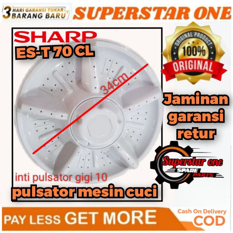 Jual pulsator mesin cuci sharp ES-T70CL pulsator est70cl pulsator est ...