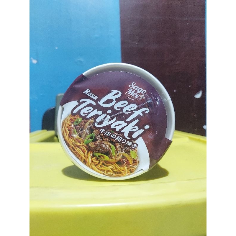 Jual Sago Mee Mie Instant Gluten Free Cup Goreng Rasa Beef Teriyaki 74 ...