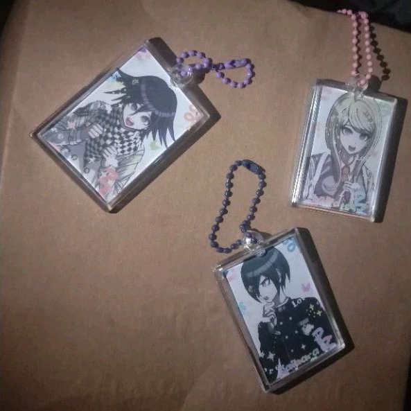 Jual [READY STOCK] Danganronpa Keychain photocard deco Kokichi Ouma ...