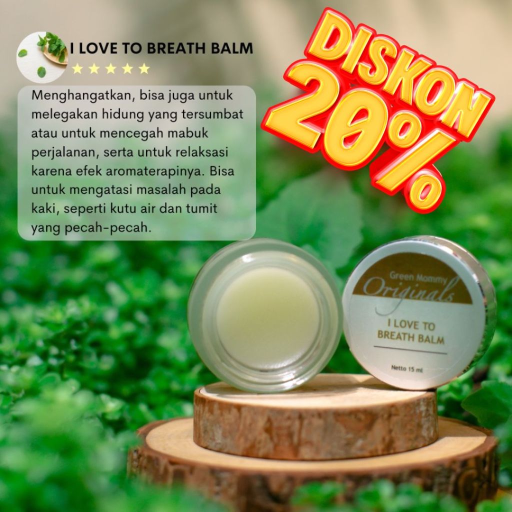 Jual I Love To Breath Balm For Adult /Kids Pelega pernapasan - Hidung Tersumbat Anak - Dewasa ...