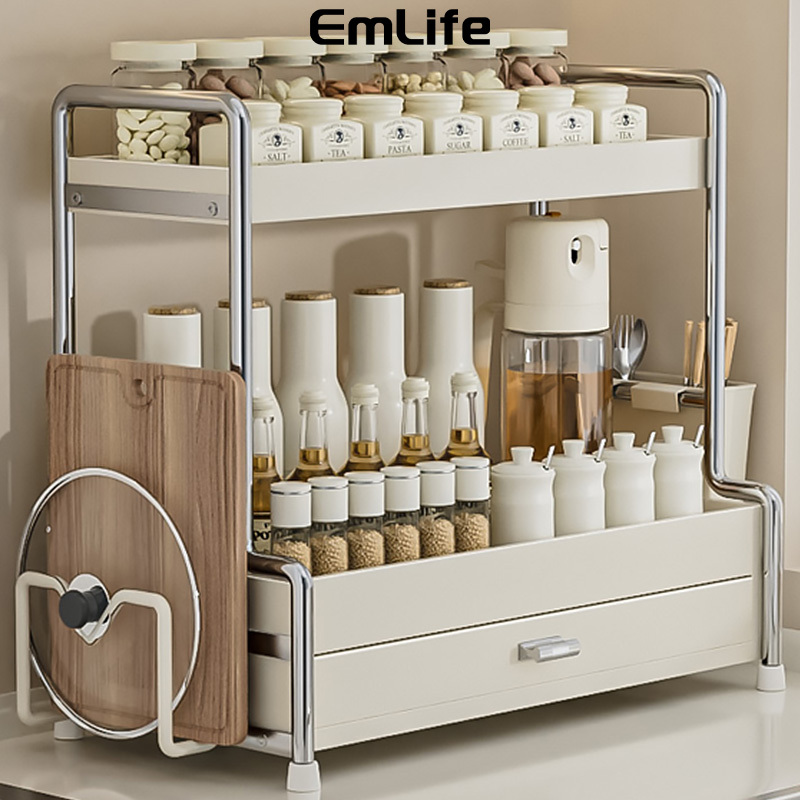 Jual Rak Dapur Rak Garam Rak Bumbu Toples Bumbu Kotak Penyimpanan Bumbu ...