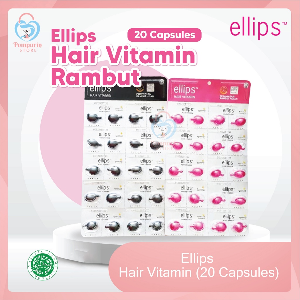 Jual ELLIPS Hair Vitamin Rambut (20 Capsules) | Shopee Indonesia